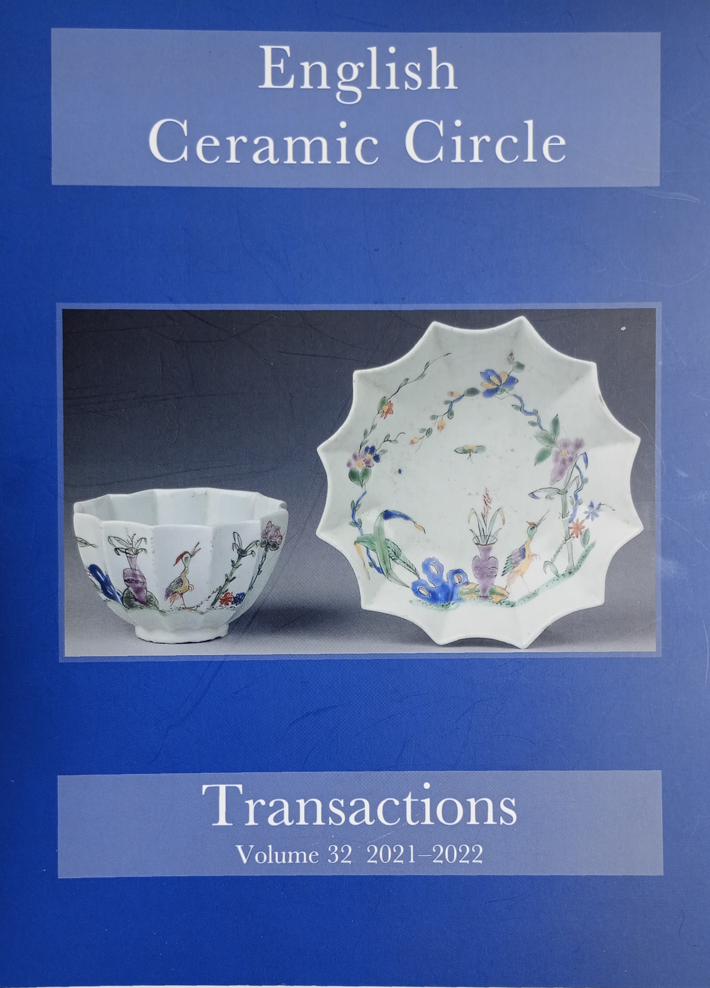 Aspects of first period Worcester porcelain | ECC Transactions