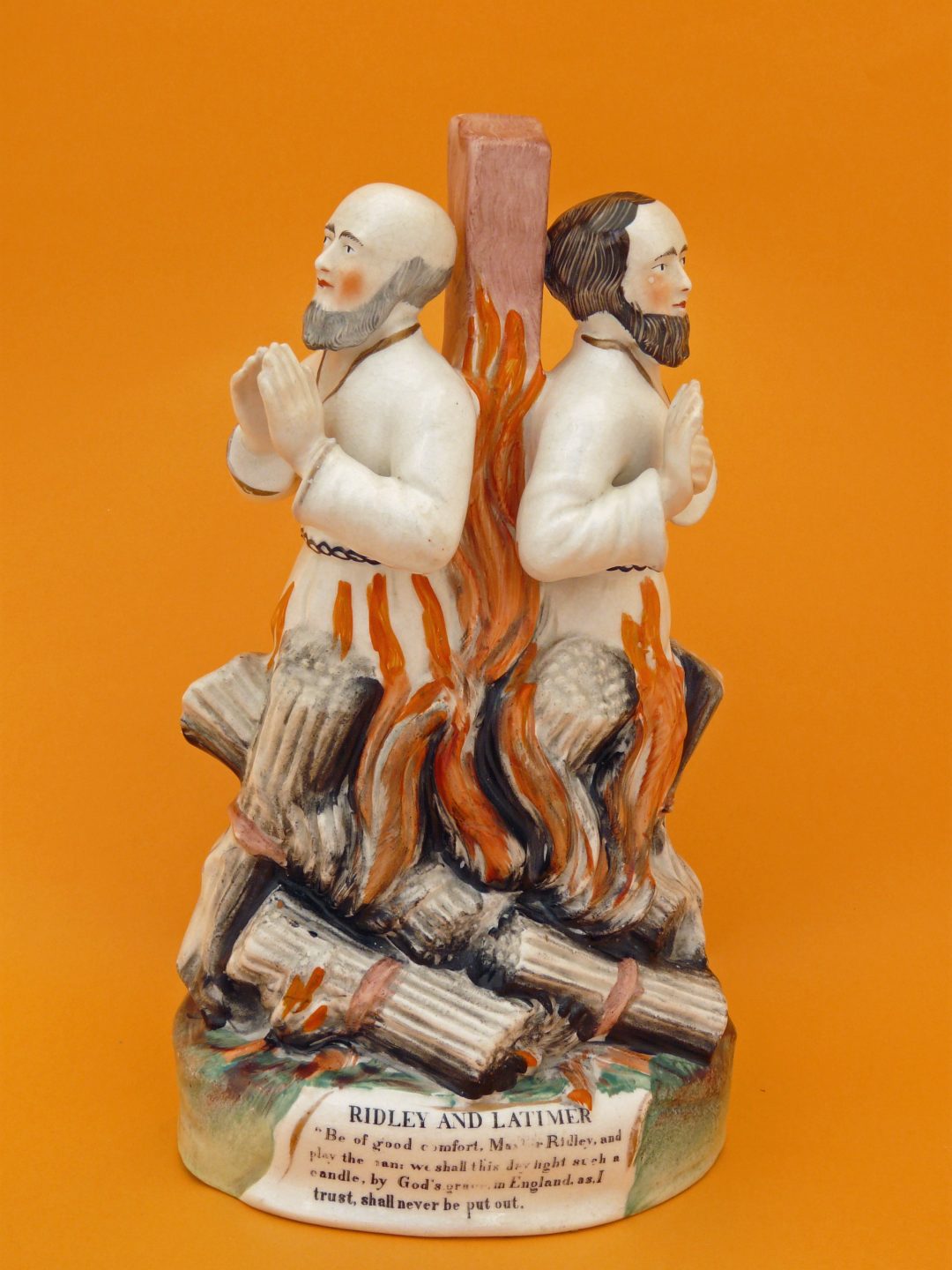Figure of Ridley and Latimer burnt at the stake in Oxford - English ...